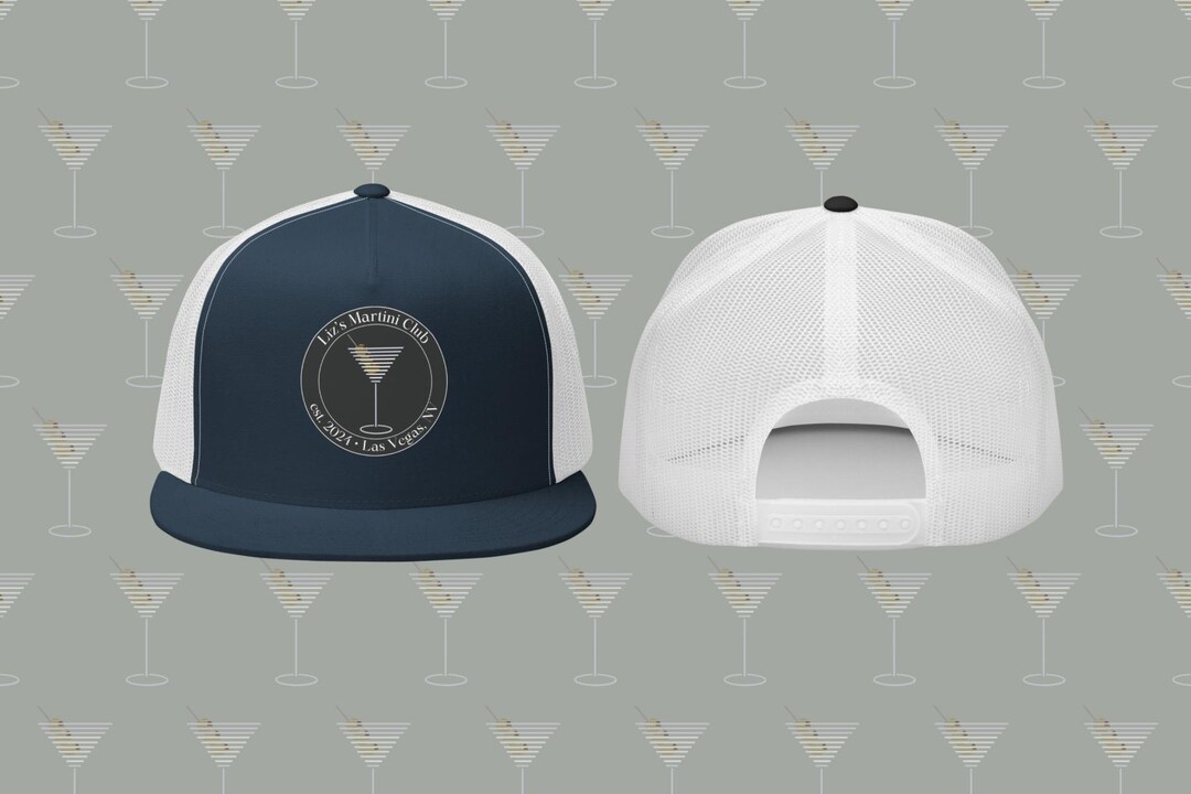 Custom Martini Club Trucker Hat: Bachelorette & Bachelor Party - Etsy