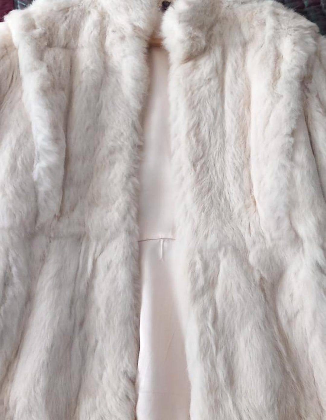 Vintage Real Rabbit Fur Coat Jacket S 36 or M 38 Soft Rabbit Short ...