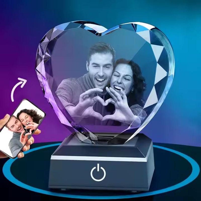 Heart Shaped 3d Picture - Etsy