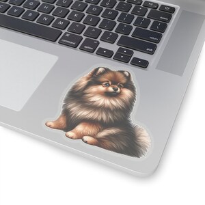 Sable Pomeranian Sticker: Glossy Vinyl Dog Decal - Etsy