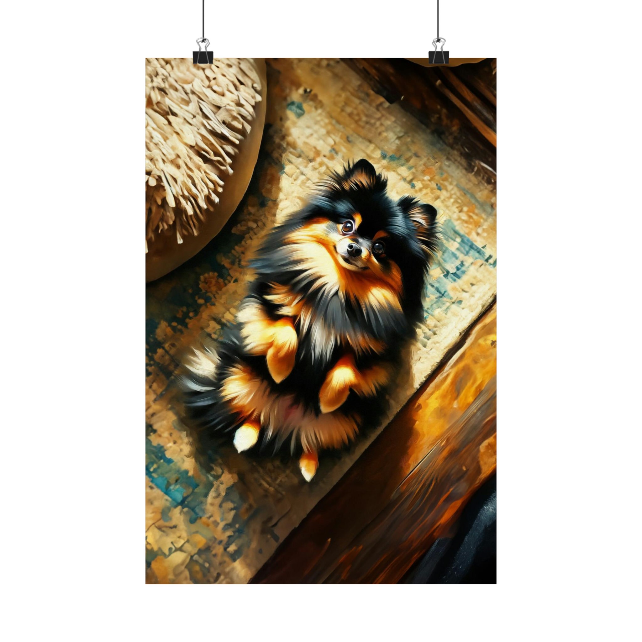 Pomeranian Decor: Cute Poster for Belly Rub Moments - Etsy