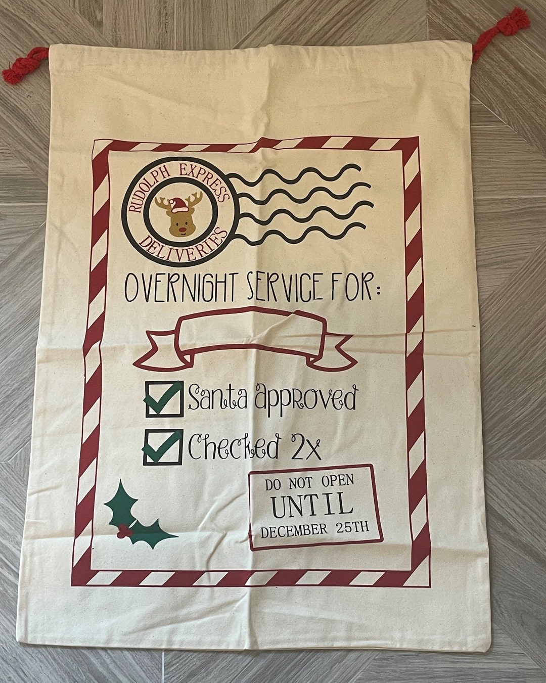 Canvas Blank Santa Sacks CLOSEOUT BLANK - Etsy