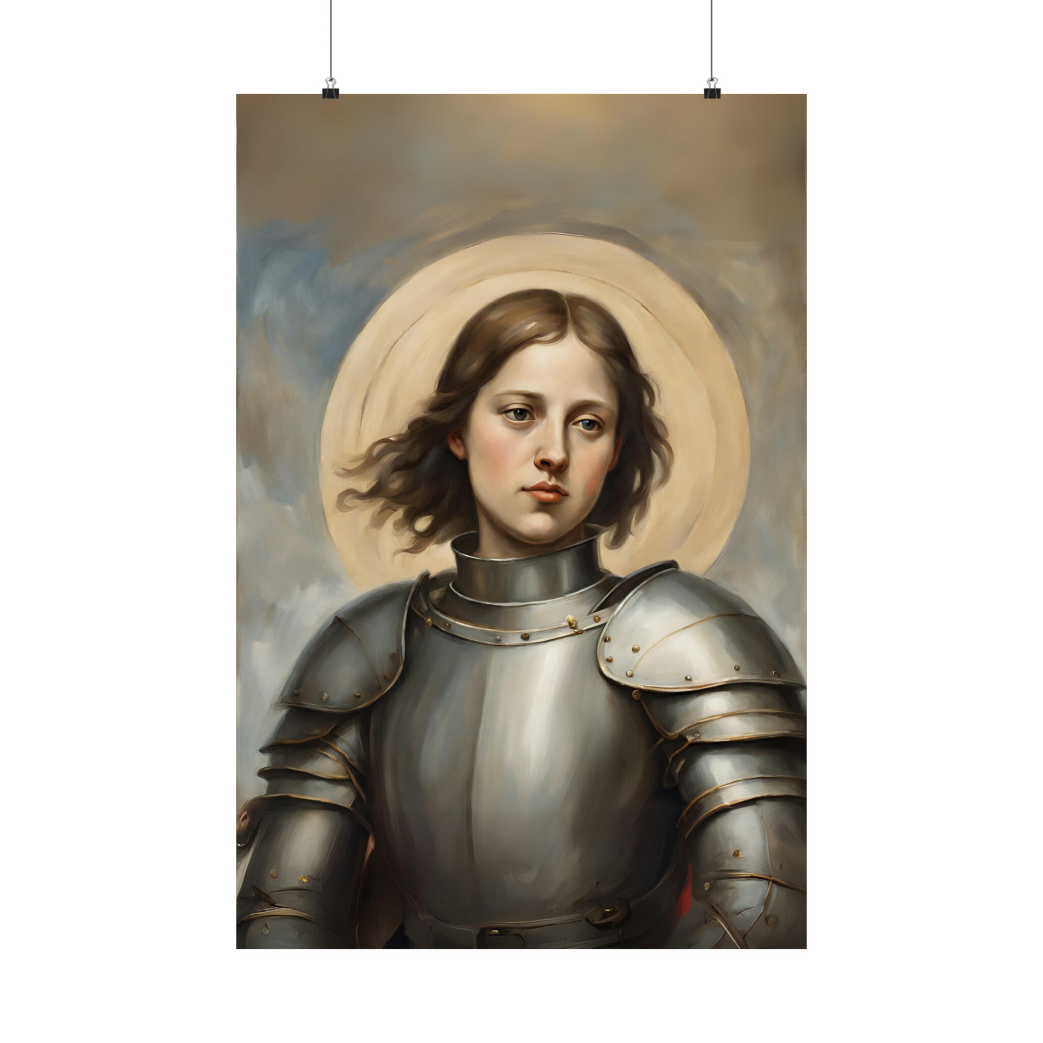 Saint Joan of Arc Poster: Vintage Catholic Art Print - Etsy