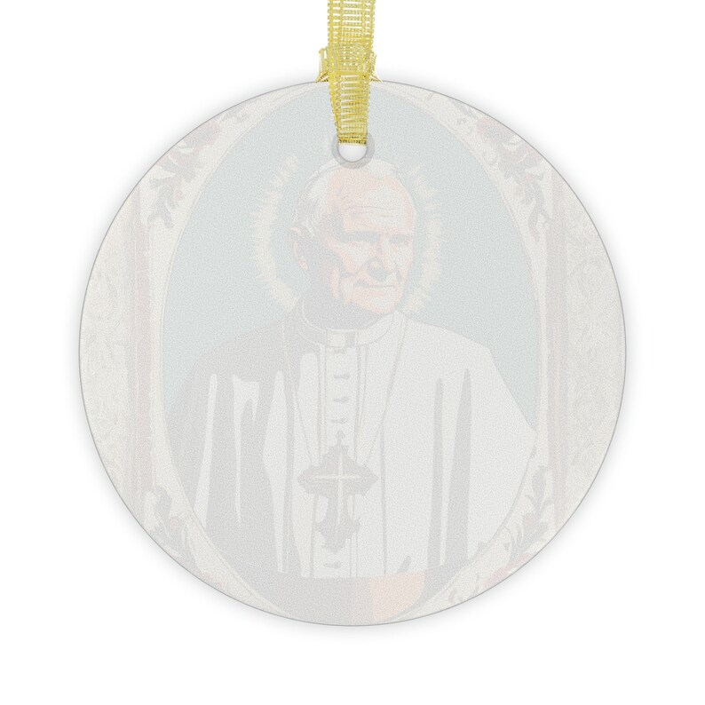 Saint John Paul II Glass Christmas Ornament: Catholic Gift - Etsy