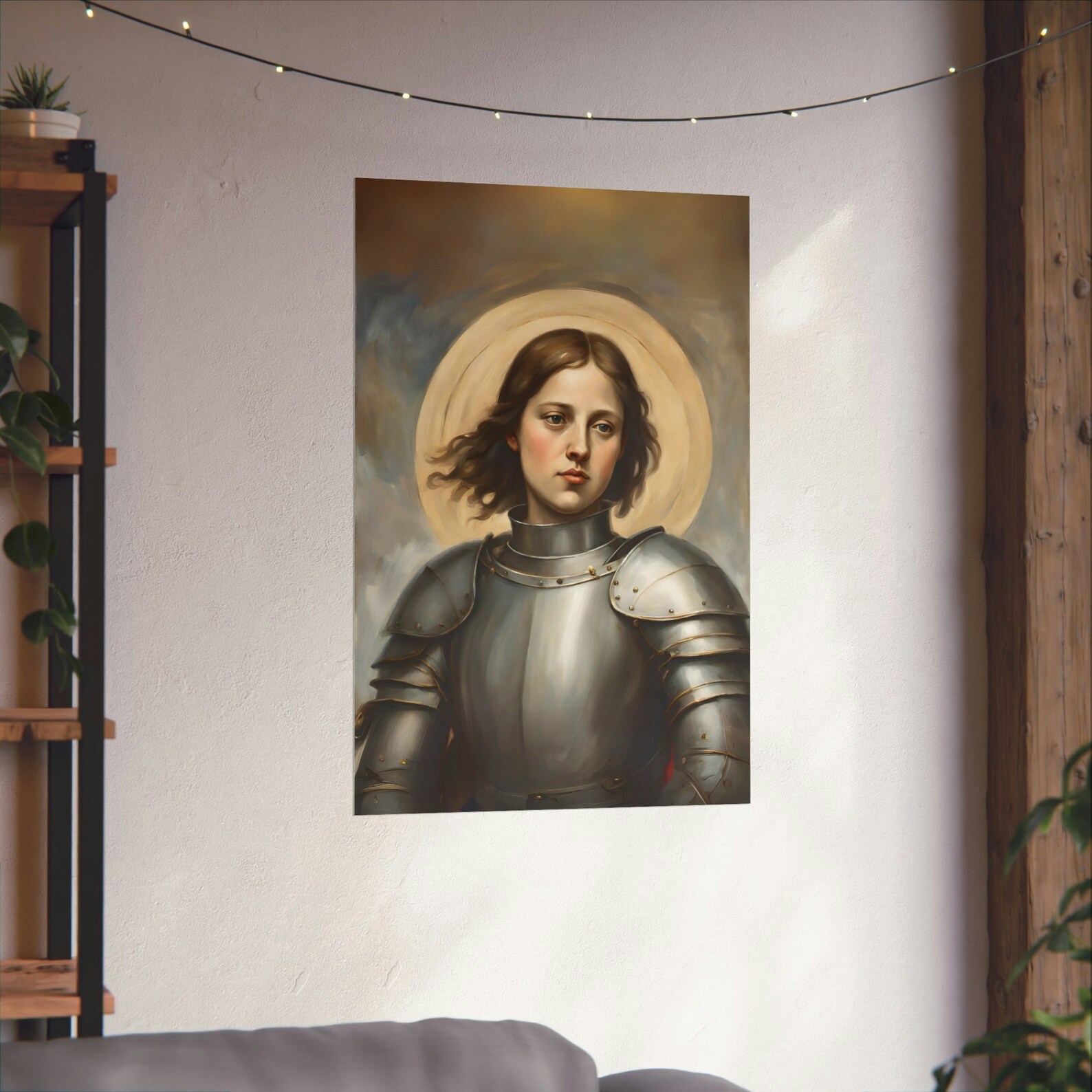 Saint Joan of Arc Poster: Vintage Catholic Art Print - Etsy