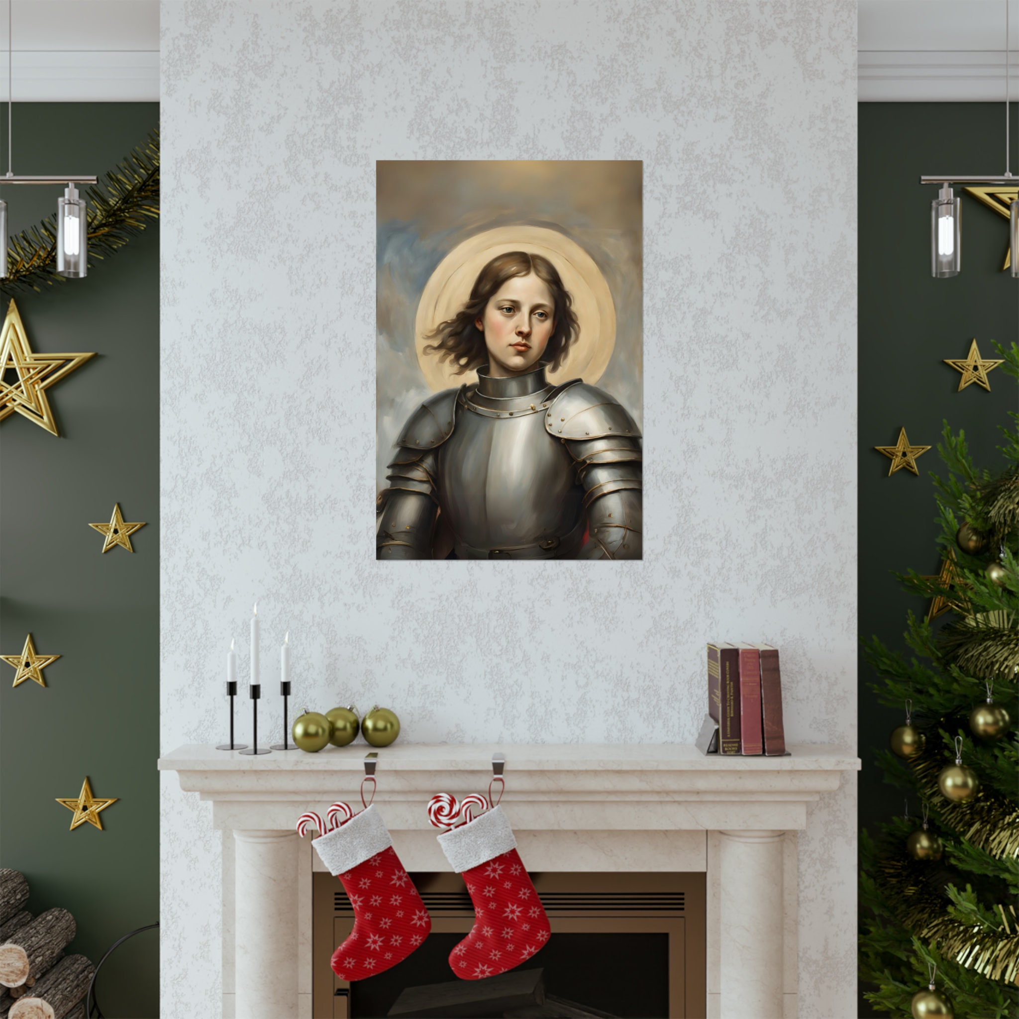 Saint Joan of Arc Poster, St Joan of Arc Art, Traditional Catholic Art ...