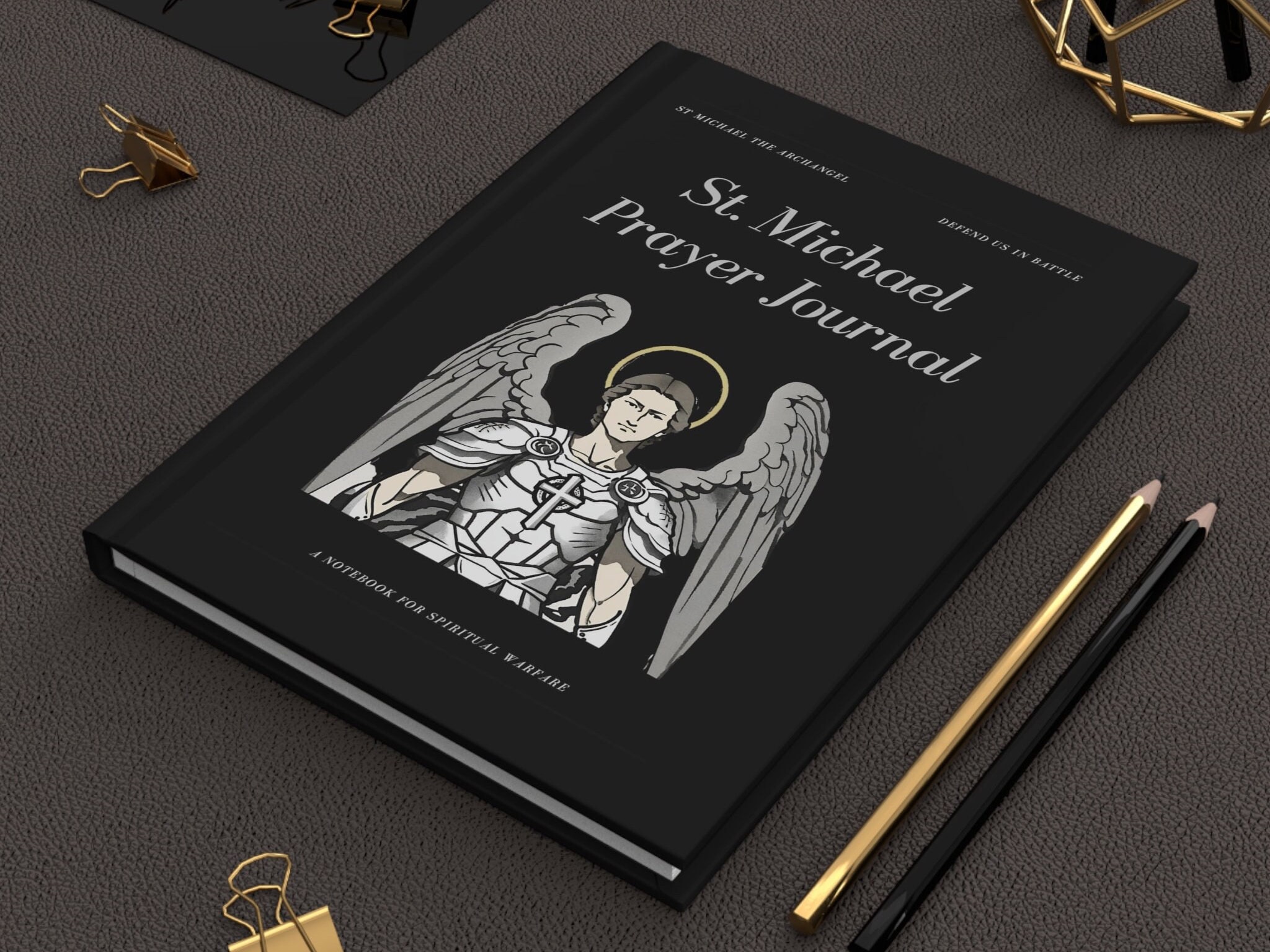 St Michael Blank Prayer Journal, Catholic Spiritual Reflections ...