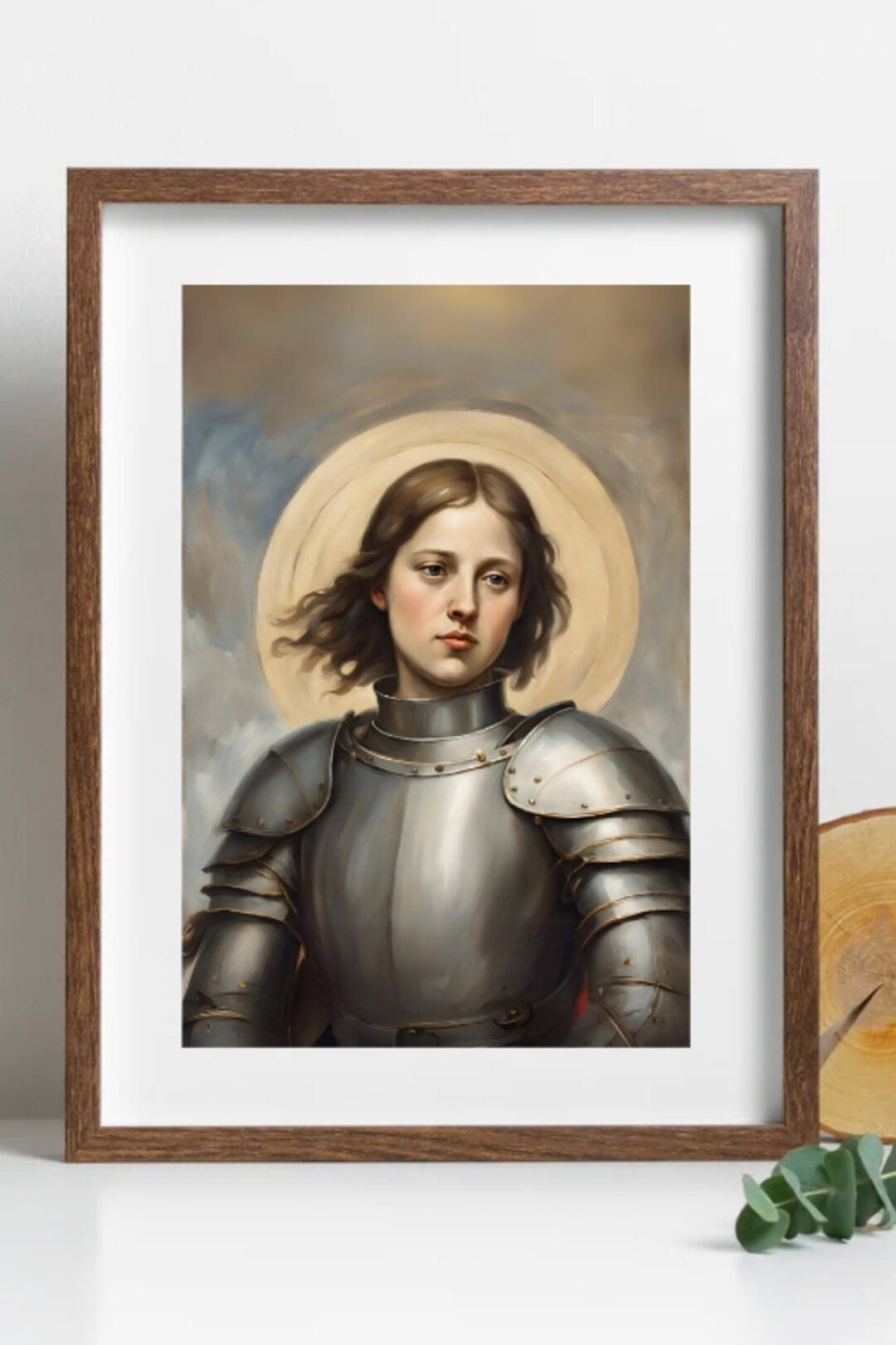 Saint Joan of Arc Portrait: Catholic Art Printable (digital Download ...