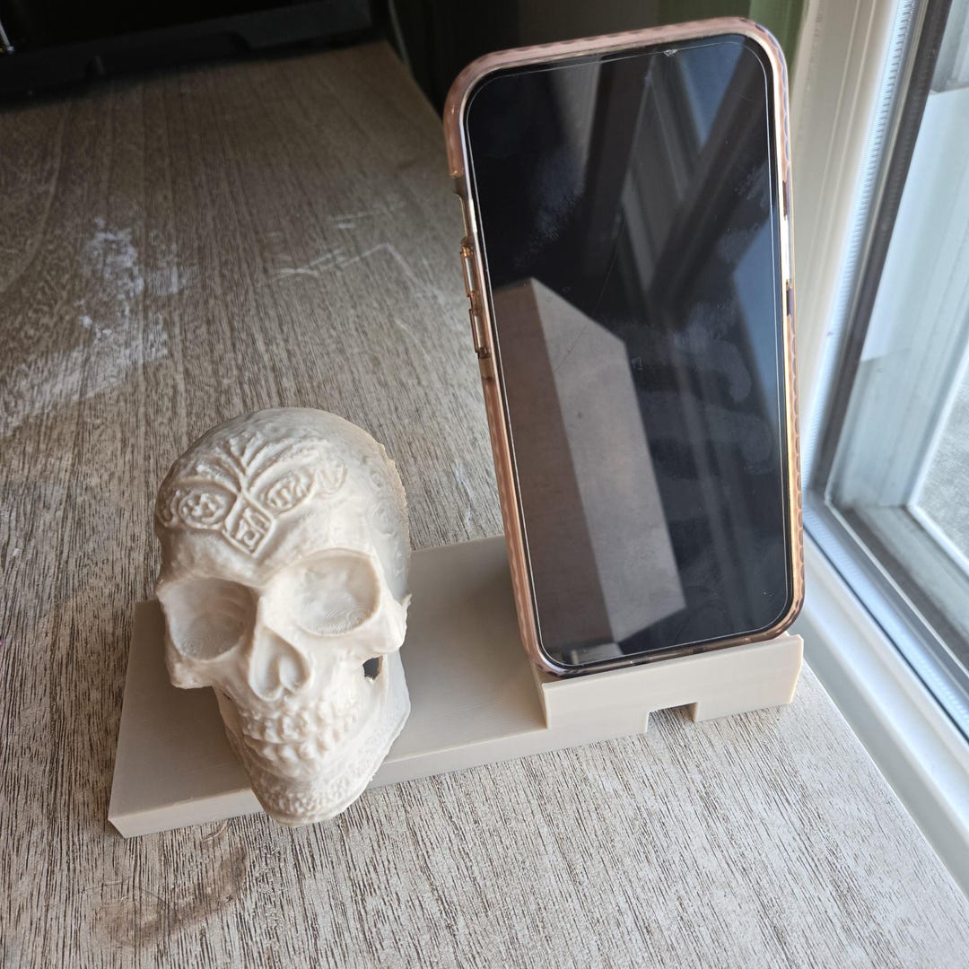 Skull Phone Stand - Etsy