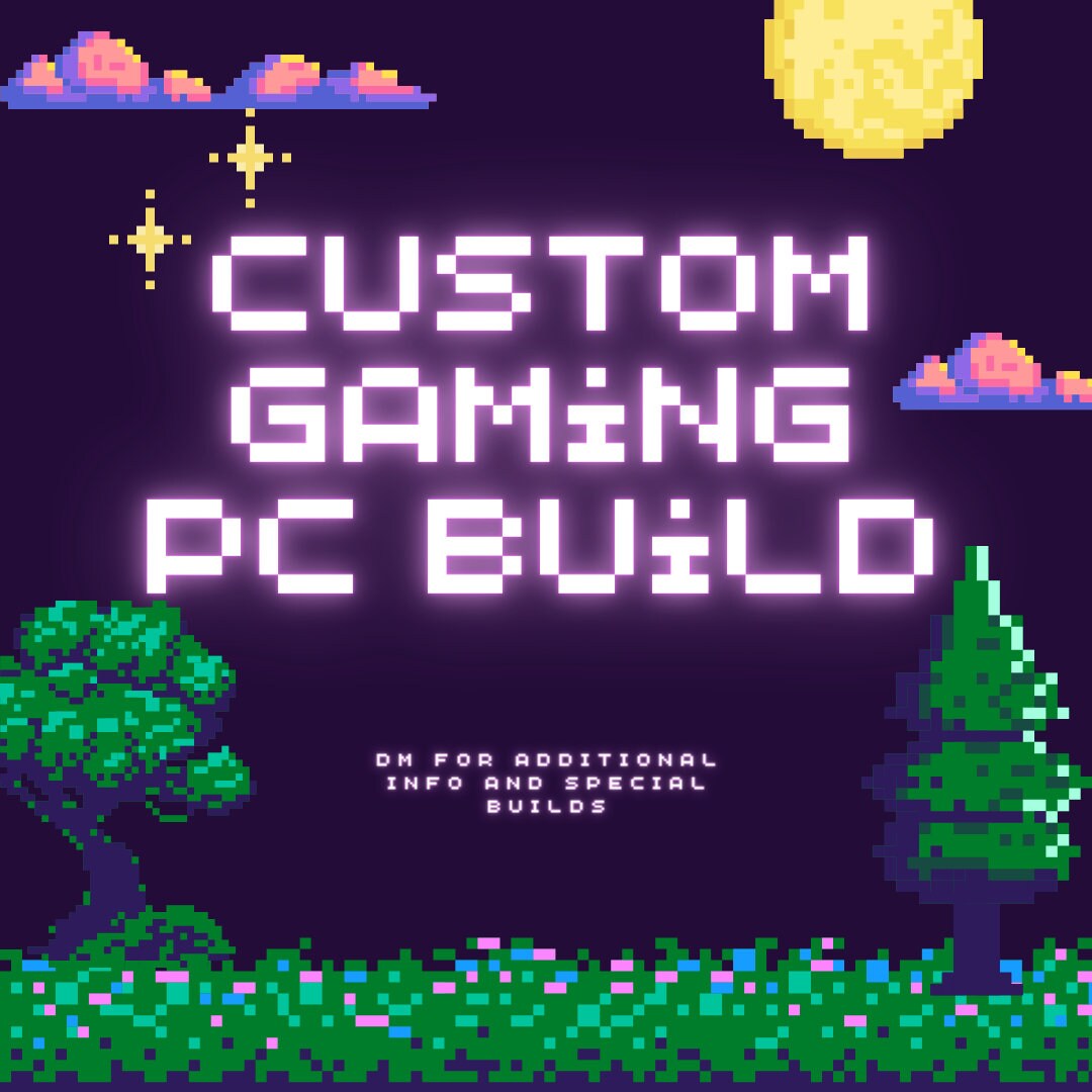 Pre-build/ Custom Pcs Made by Order with Youtube Video - Etsy