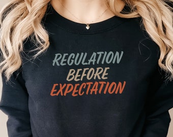 Regulation Before Expectation Sticker ADHD Neurodivergent - Etsy