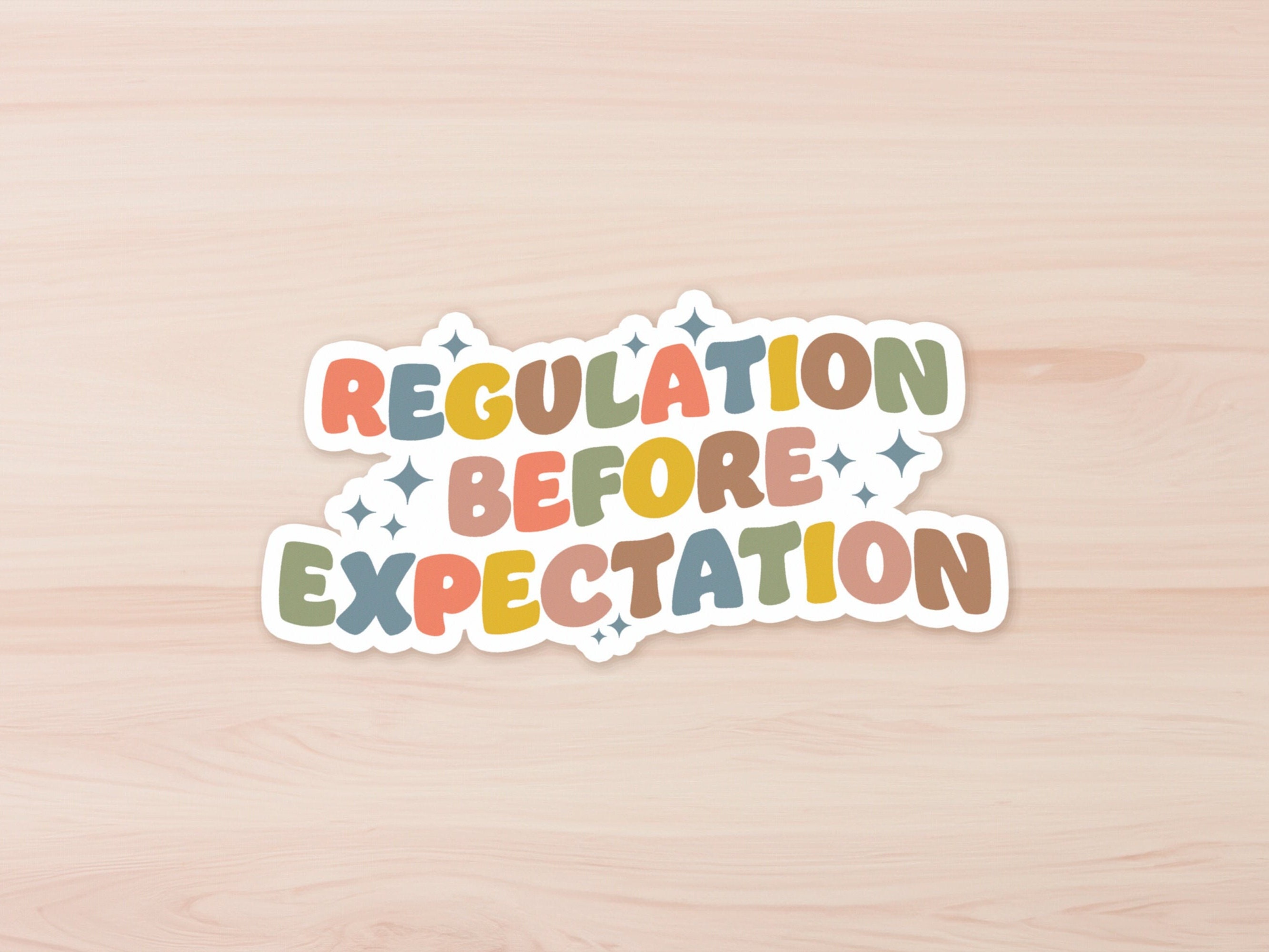 Regulation Before Expectation Sticker ADHD Neurodivergent - Etsy