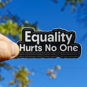 Equality Sticker, Equal Rights Vinyl Sticker, Defend Equality, LGBTQ ...