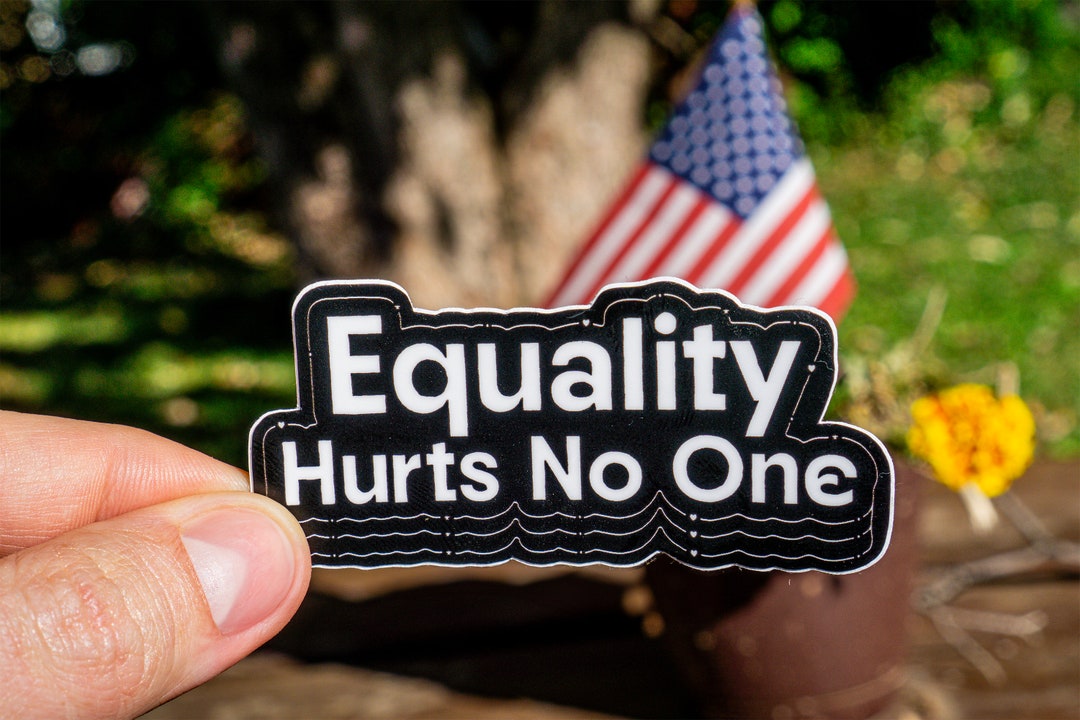 Equality Sticker, Equal Rights Vinyl Sticker, Defend Equality, LGBTQ ...