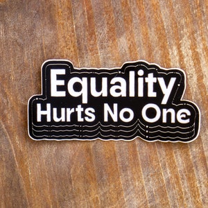 Equality Sticker, Equal Rights Vinyl Sticker, Defend Equality, LGBTQ ...