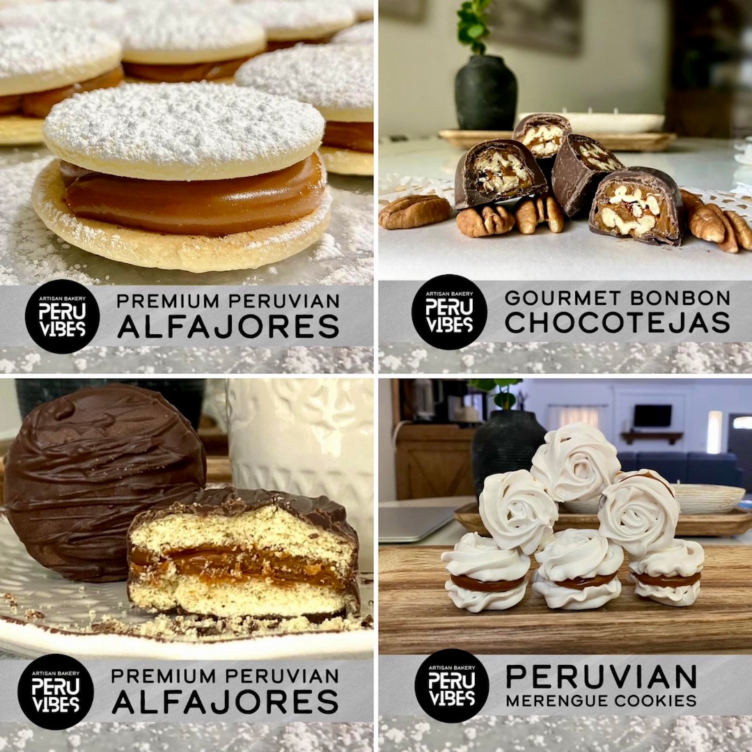 Gourmet Peruvian Sweets Variety Gift Box Includes Classic Alfajores ...