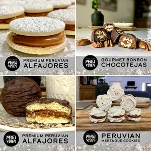 Gourmet Peruvian Sweets Variety Gift Box Includes Classic Alfajores ...