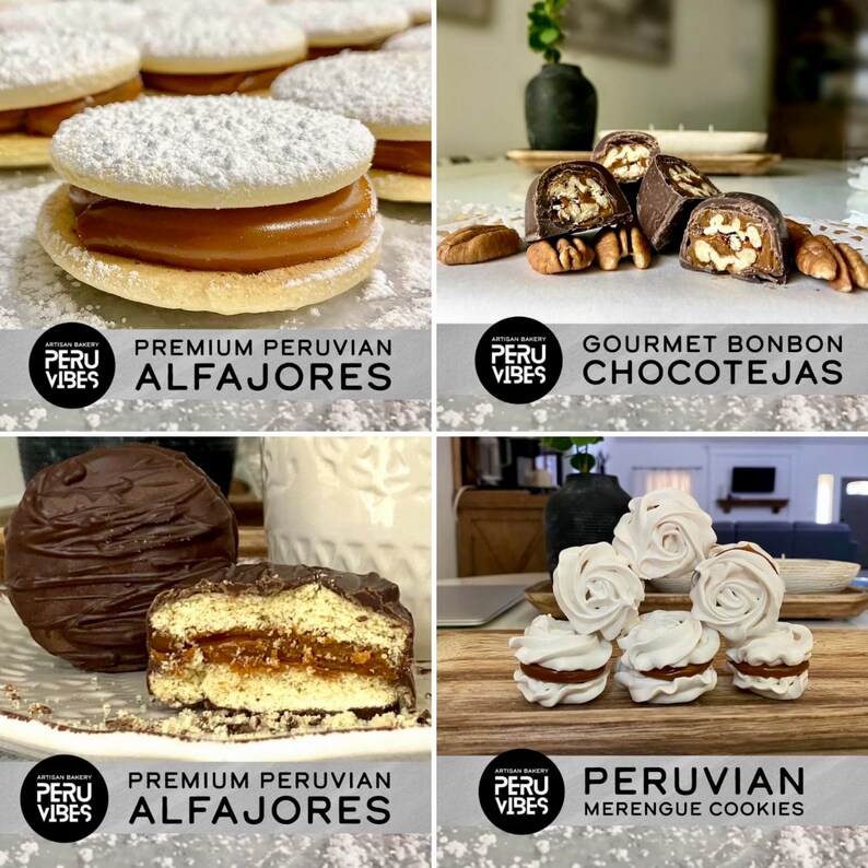 Gourmet Peruvian Sweets Variety Gift Box Includes Classic Alfajores ...