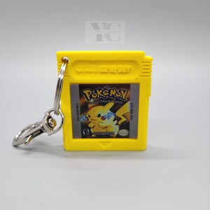 Nintendo Game Boy Keychain Pokemon - Yellow - Red - Blue - Etsy