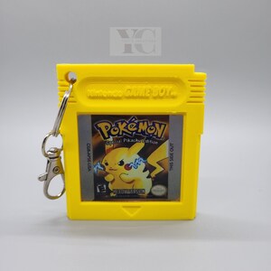 Nintendo Game Boy Keychain Pokemon - Yellow - Red - Blue - Etsy