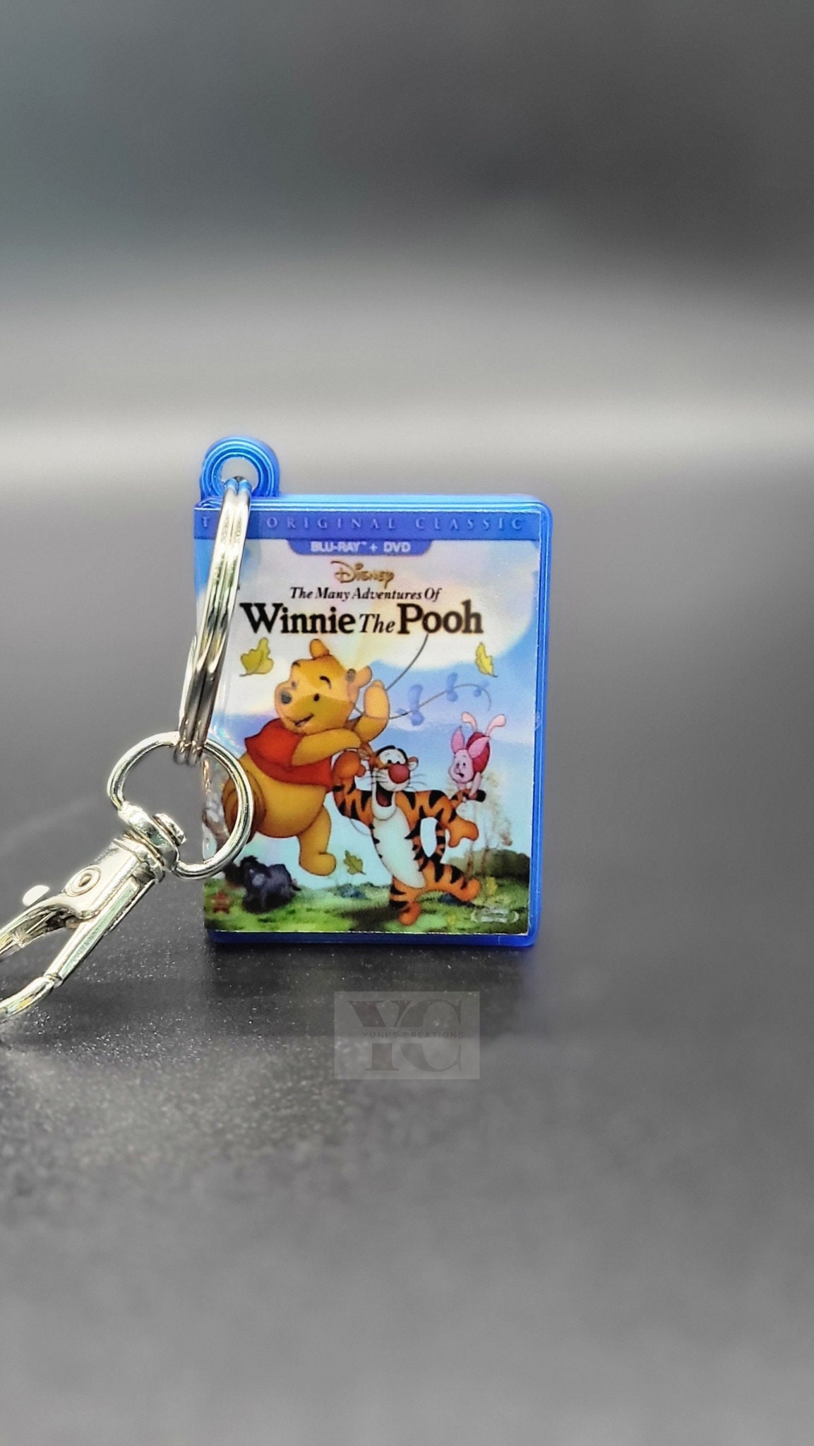 Disney Movie Miniature CD Box Keychain Winnie the Pooh, Hocus Pocus ...