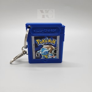 Nintendo Game Boy Keychain Pokemon - Yellow - Red - Blue - Etsy