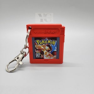 Nintendo Game Boy Keychain Pokemon - Yellow - Red - Blue - Etsy