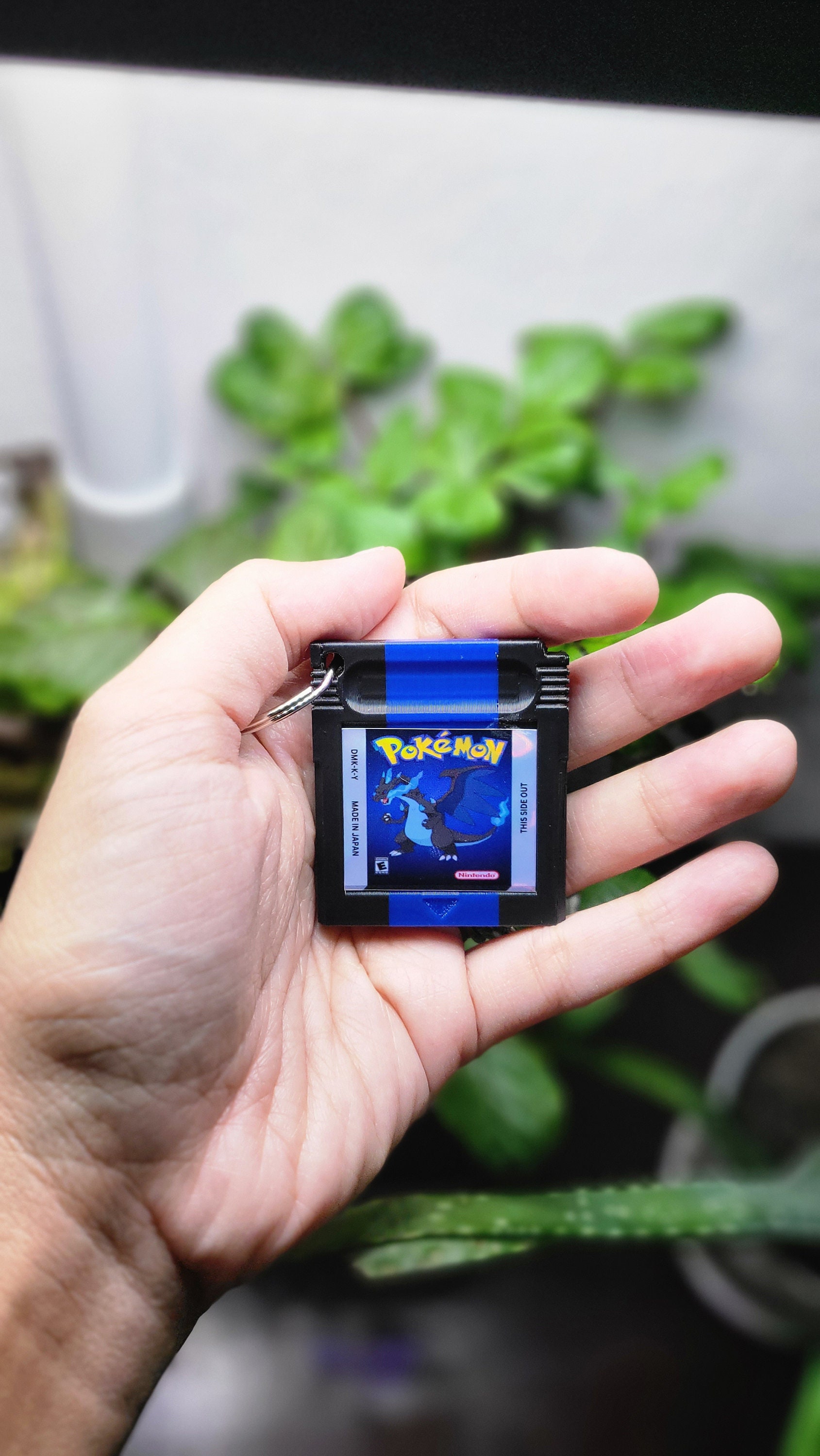 Mega Charizard X and Dynamax Charizard Game Boy Cartridge Keychain ...