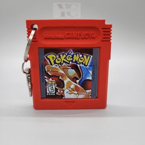 Nintendo Game Boy Keychain Pokemon - Yellow - Red - Blue - Etsy