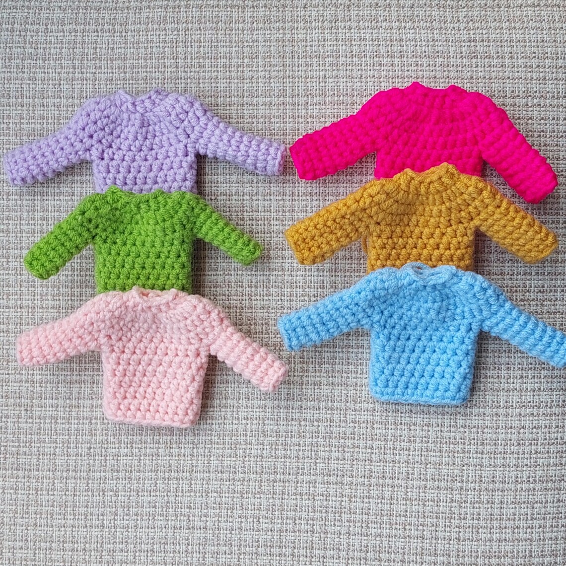 Mini Crocheted Sweater Ornament Chrismast Tree Decoration - Etsy