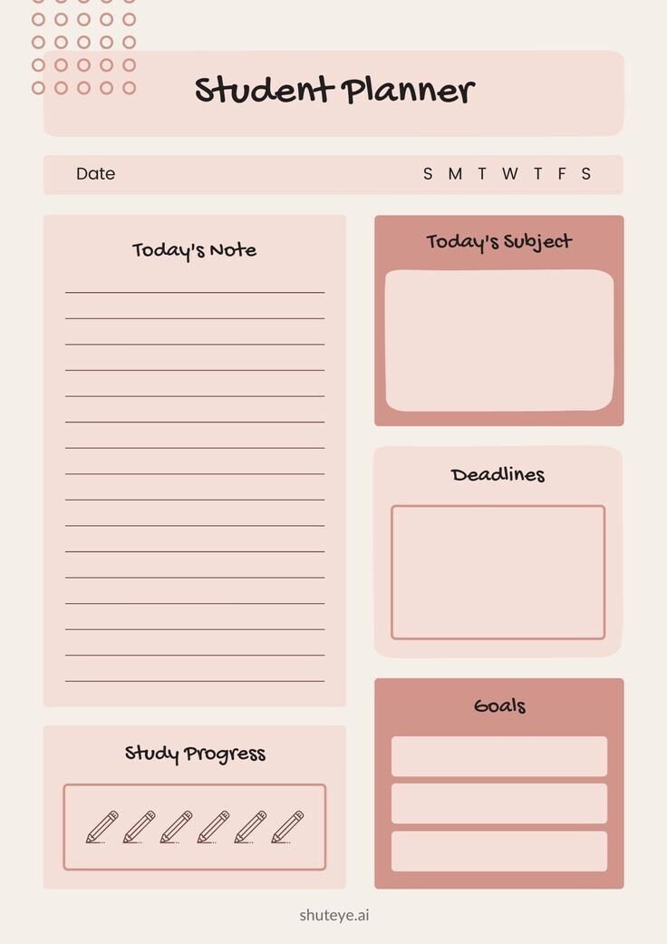 Student Planner Aesthetic - Etsy