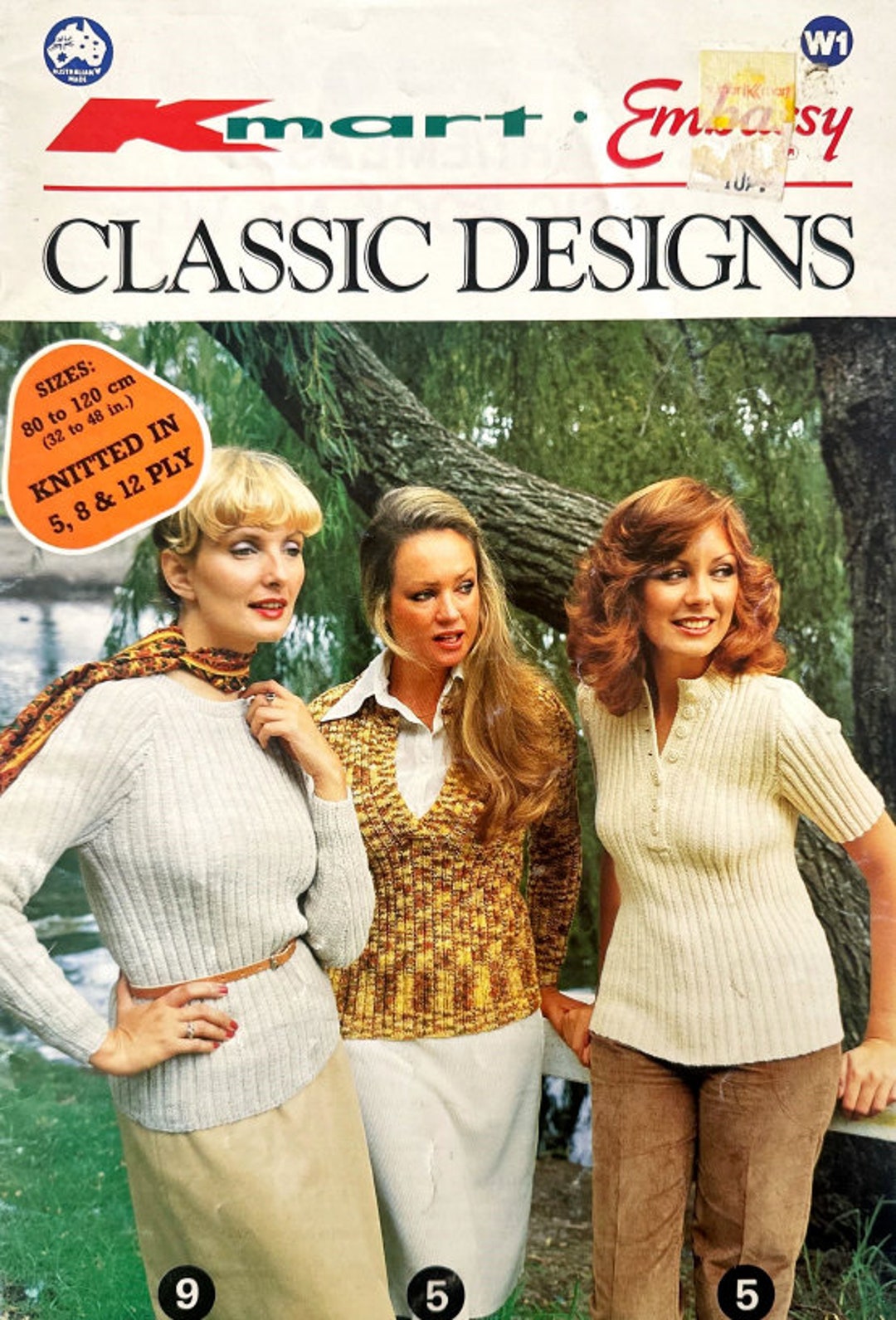 Kmart Embassy - Classic Designs - Vintage Knit Patterns - DIGITAL FILE ...