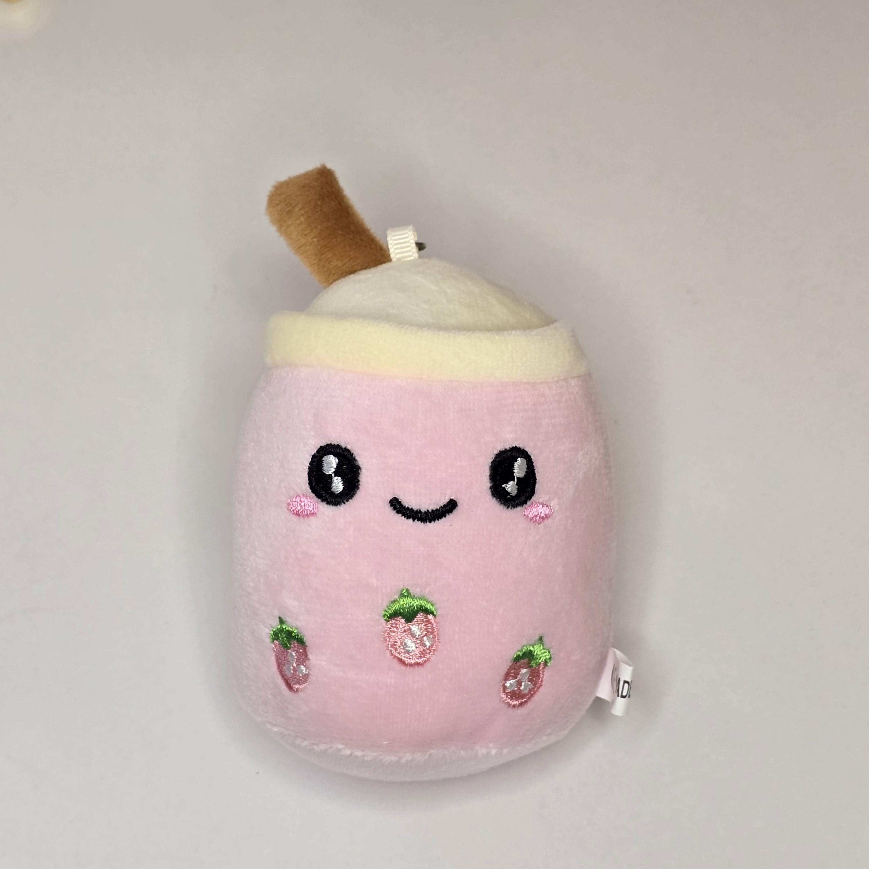 Boba Plushie Keychain - Fruit Milk Tea Cup Plush Doll - Kids Toy - Etsy