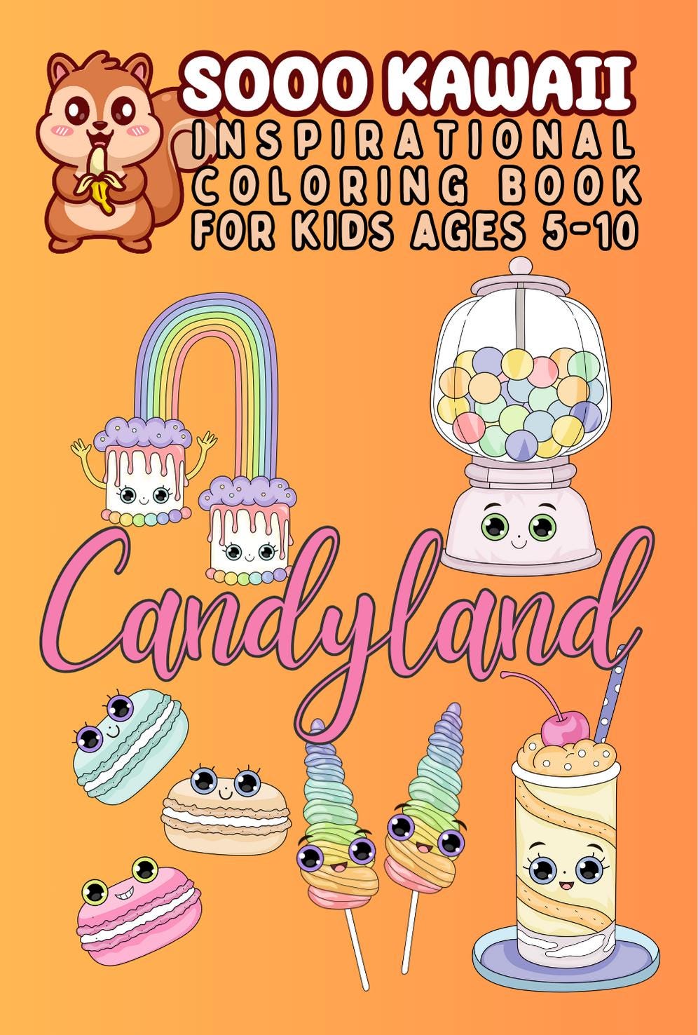 Candyland: Inspirational Coloring Book for Kids Ages 5-10 - Etsy