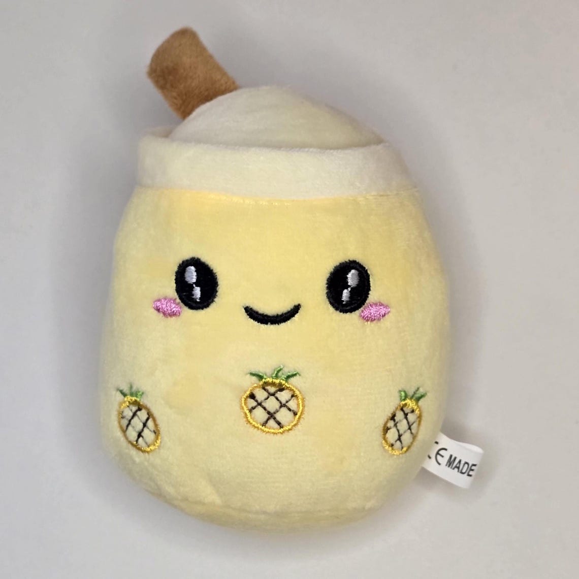 Boba Plushie Keychain Fruit Milk Tea Cup Plush Doll Kids Toy - Etsy