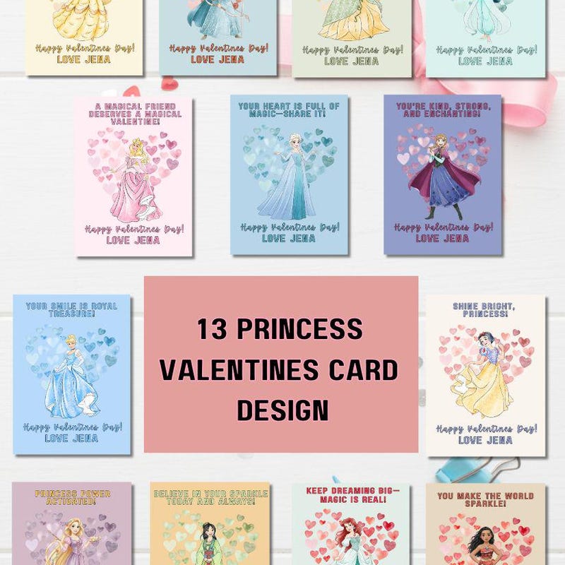 Princess Valentines - Etsy