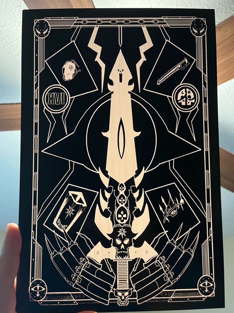 WH40K Traitor Primarch Limited Edition Book Cover in Acrylic - Etsy ...