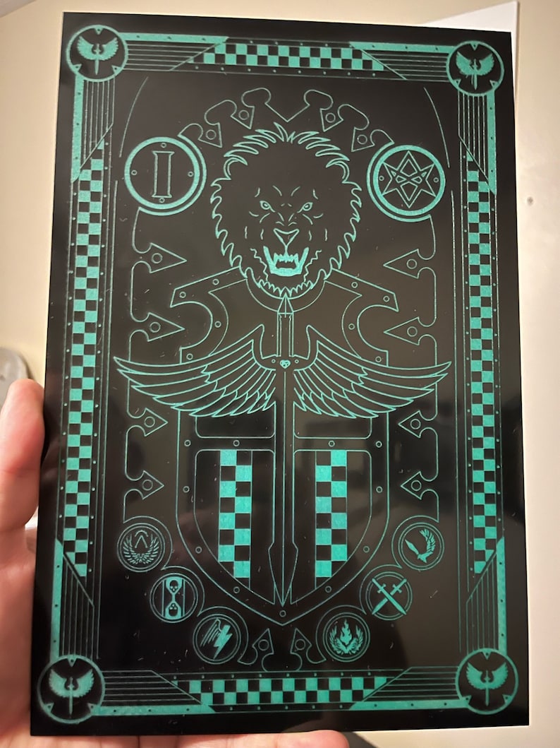 Warhammer 40K Primarch Limited Edition Book Cover in Acrylic - Etsy
