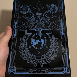 Warhammer 40K Primarch Limited Edition Book Cover in Acrylic - Etsy