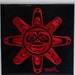 Haida 'sun' Indigenous Design by Corey Bulpitt | Iron-on 19cm ...