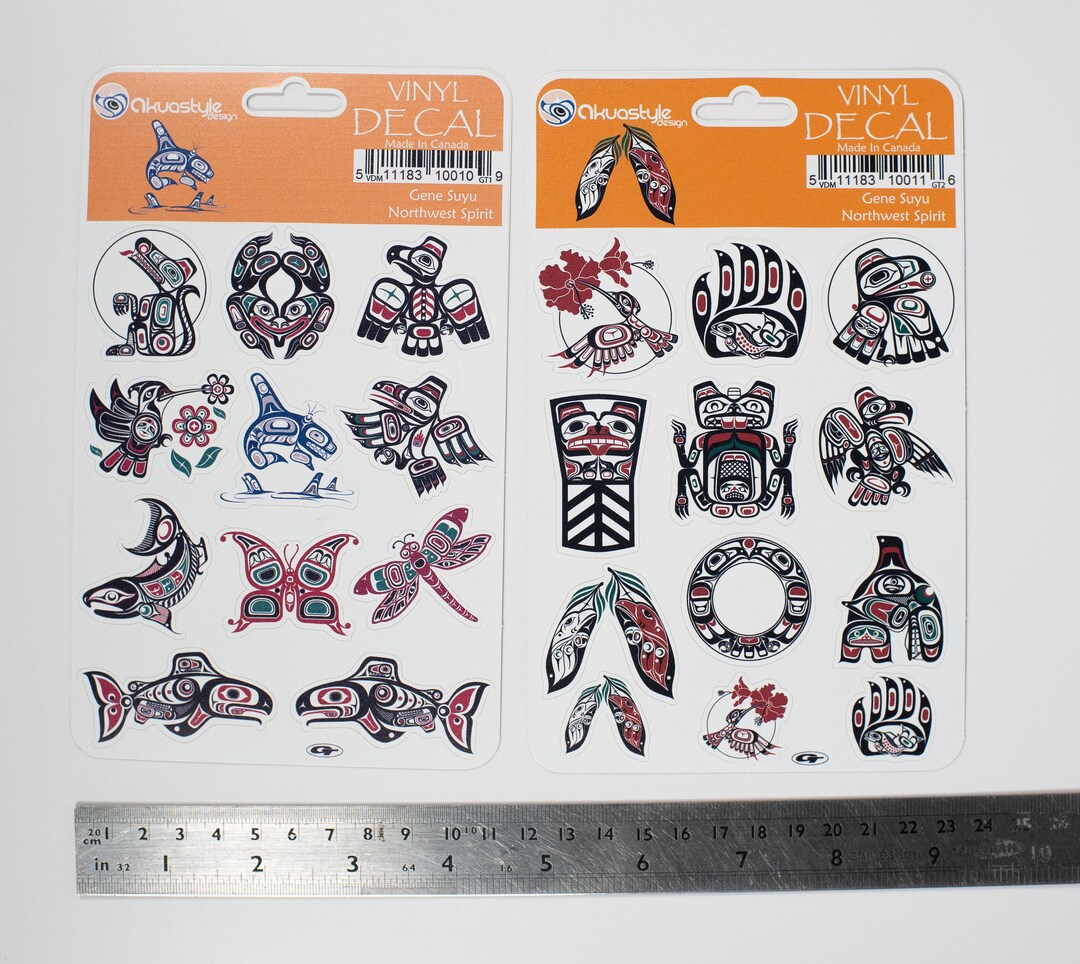 Indigenous Design by Gene Suyu Vinyl Decals Sticker | Laptop Sticker ...