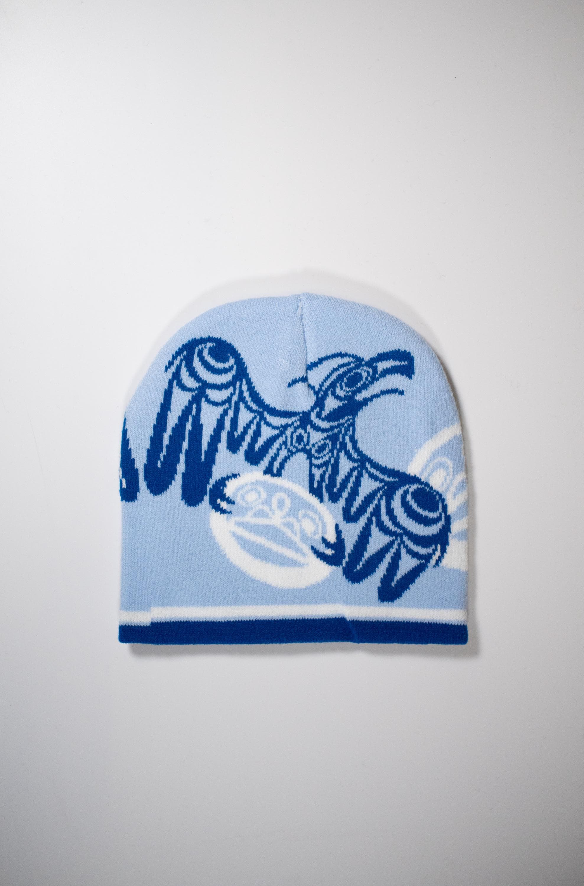 Salish 'raven Brings the Light' by Phillip Joe Knitted Toque Beanie ...