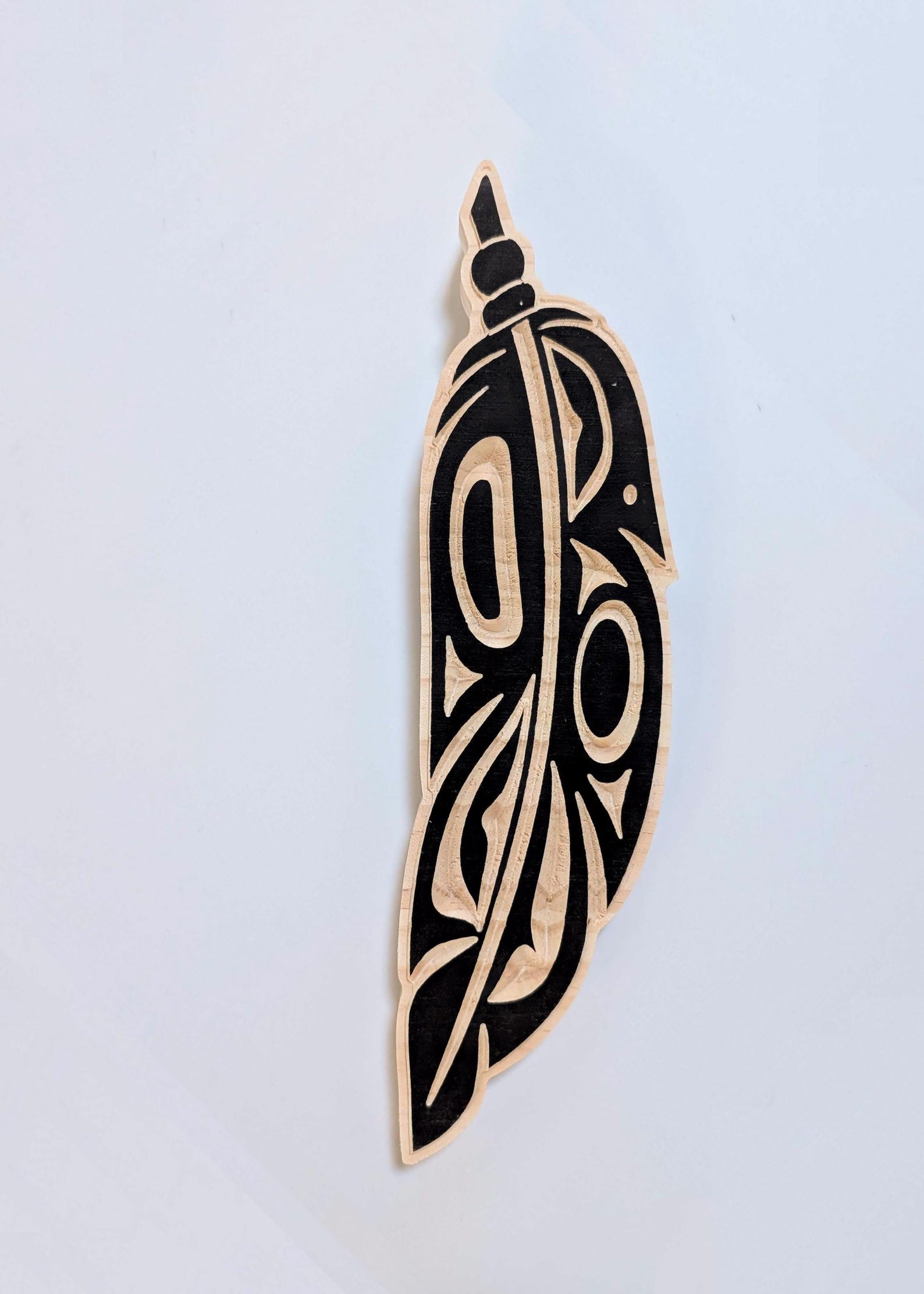 Coast Salish 'feather' Indigenous Design by Angela Kimble Pacific West ...