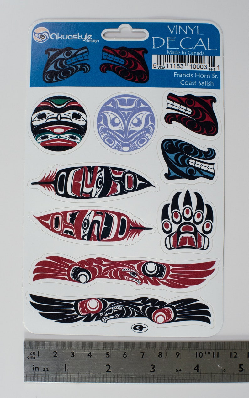 Coast Salish Indigenous Design by Francis Horne Sr. Vinyl - Etsy