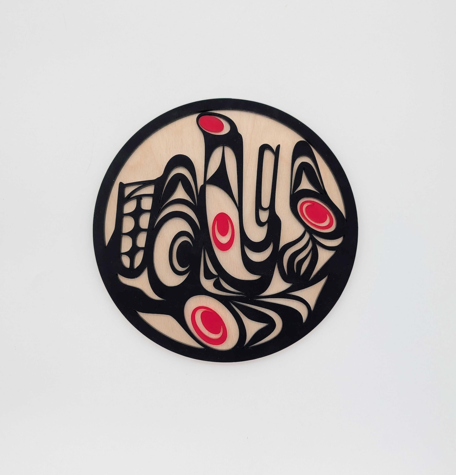 Salish 'killerwhale Transforms Wolf' Indigenous Design by Phillip Joe ...