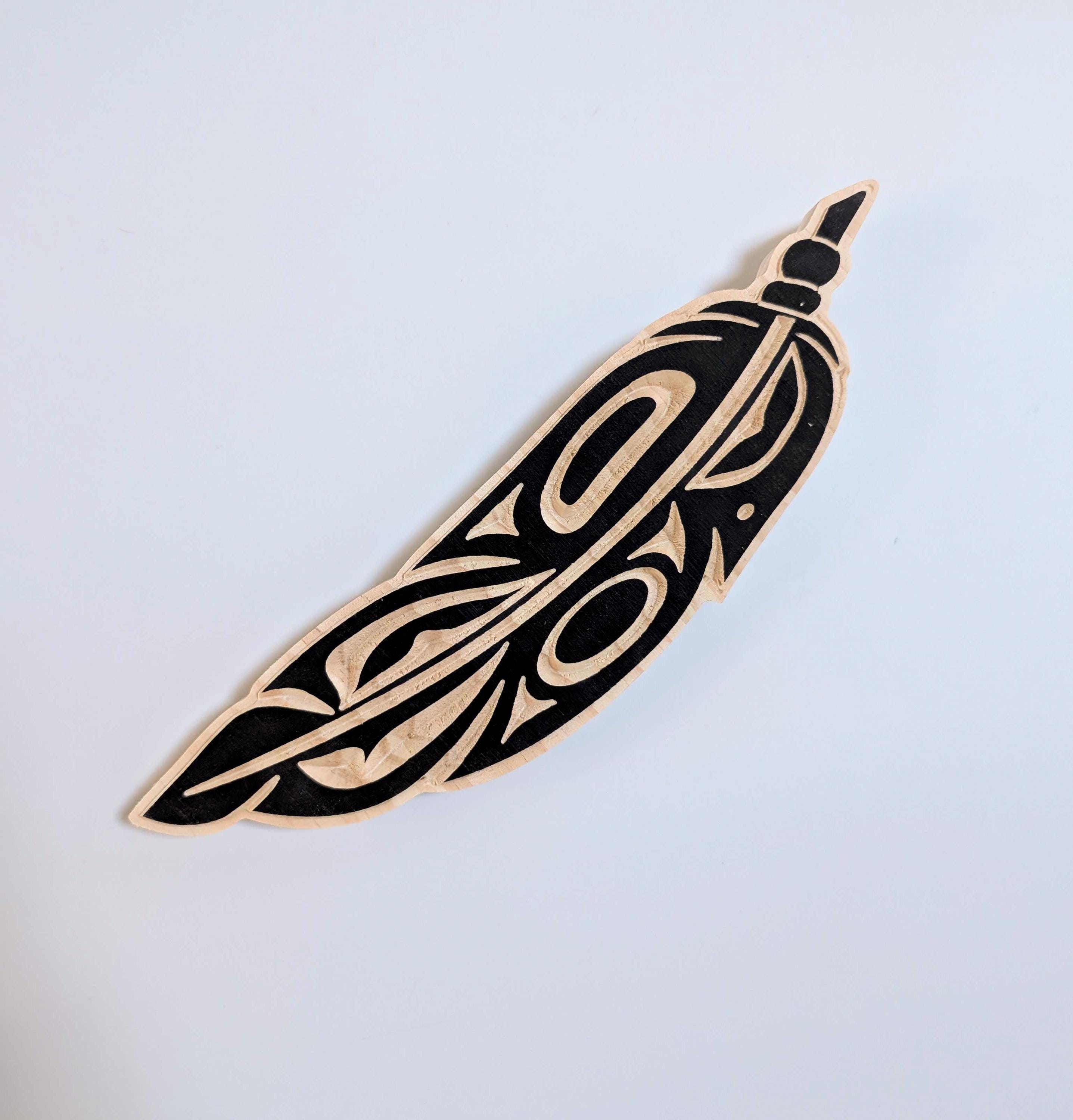 Coast Salish 'feather' Indigenous Design by Angela Kimble Pacific West ...