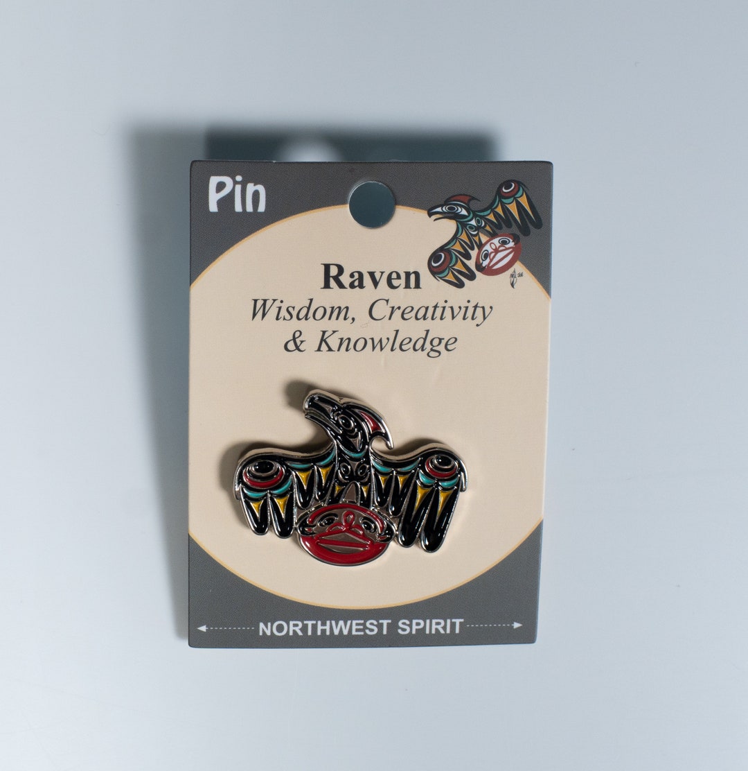 Salish 'raven Brings the Light' Indigenous Design by Philip Joe Pacific ...