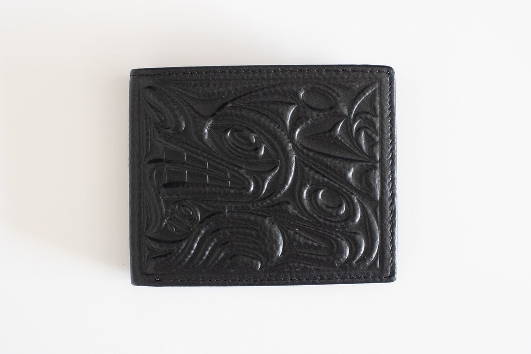 Coast Salish 'wolf' Indigenous Design by Joe Wilson | Embossed Top ...
