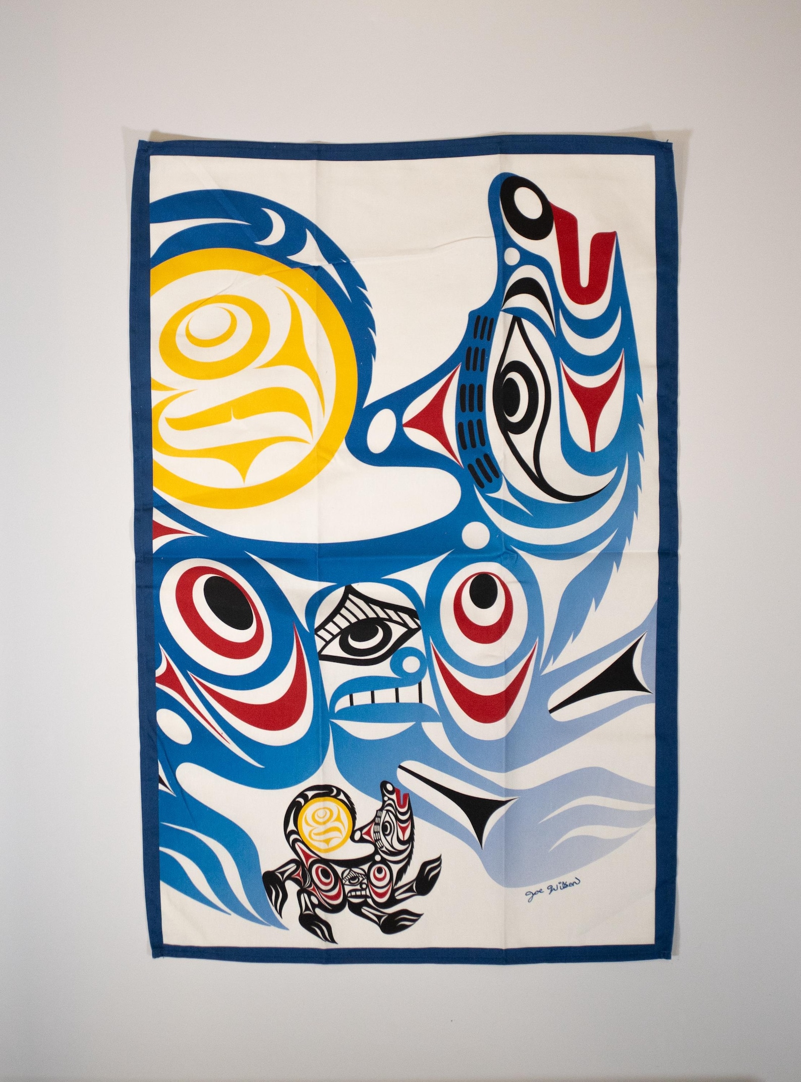 Coast Salish 'wolf & Moon' Indigenous Design by Joe Wilson Kitchen ...