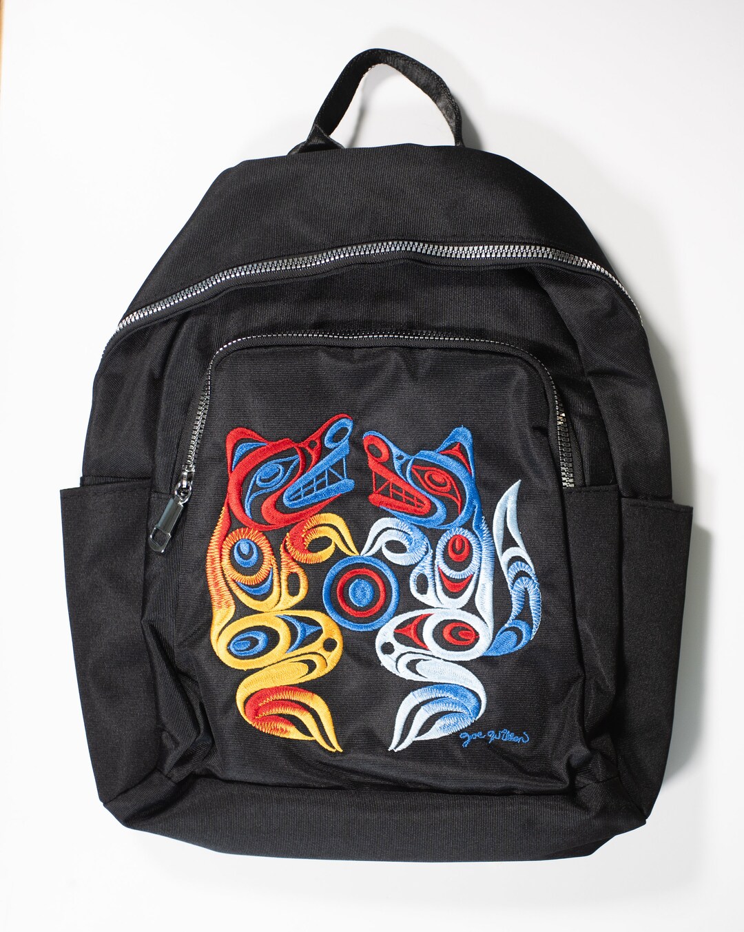 Coast Salish 'bear & Wolf' Indigenous Design by Joe Wilson | Backpack ...